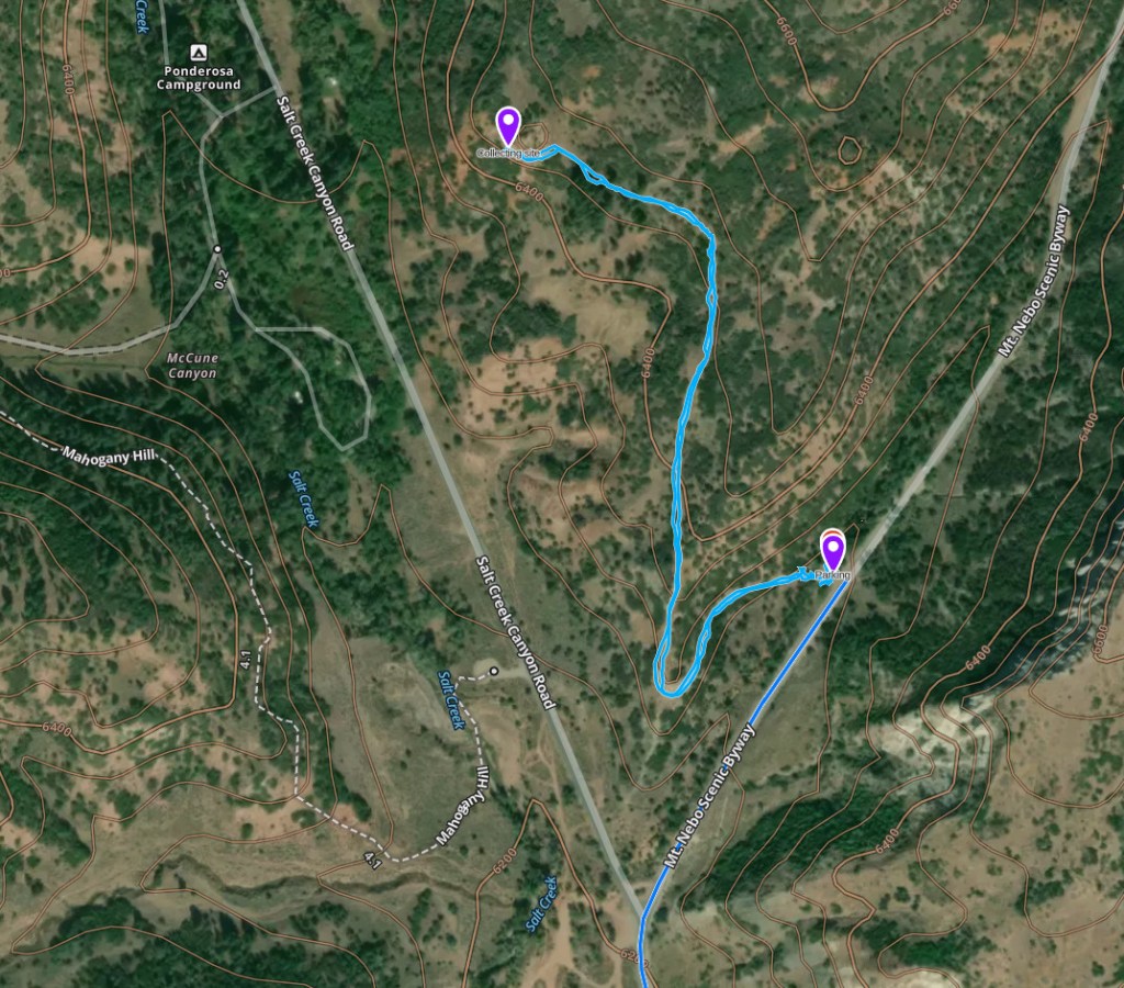 Banded Calcite At Ponderosa Campground - Currently Rockhounding