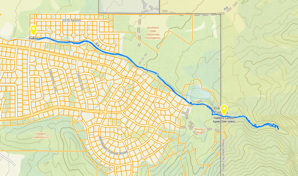Fiddlers Canyon - Currently Rockhounding